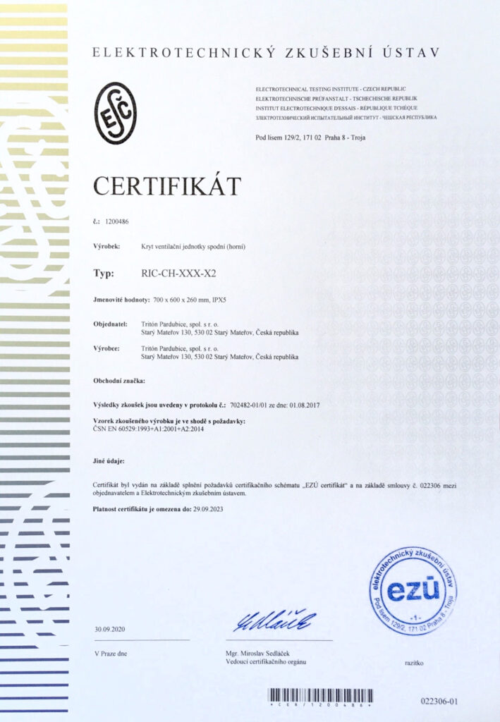 Certificates - TRITON